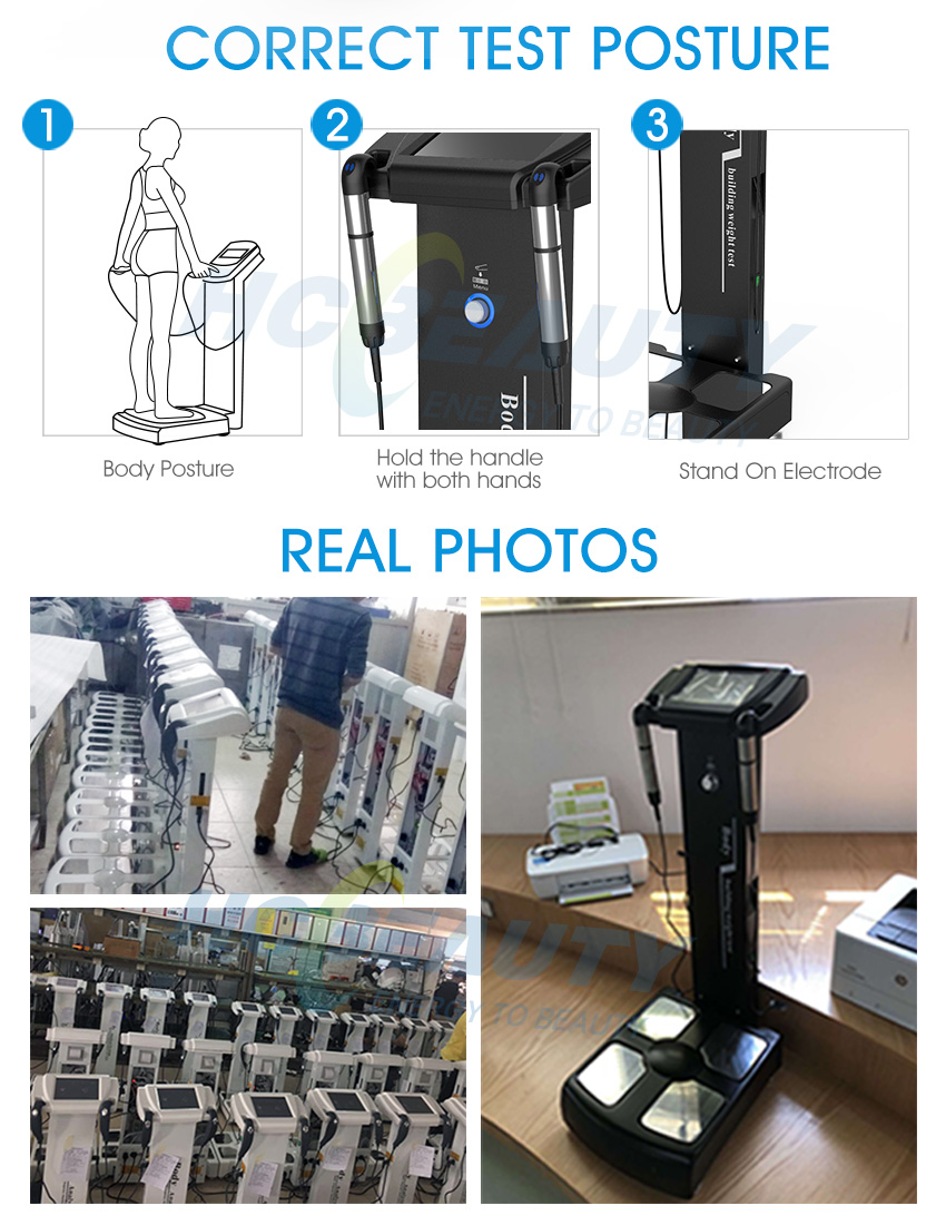 Healthy accurate test body fat analysis machine