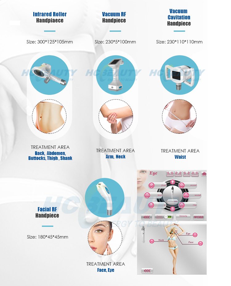 Vacuum RF Body Slimming Machine Cellulite Removal Fat Removal Body ...